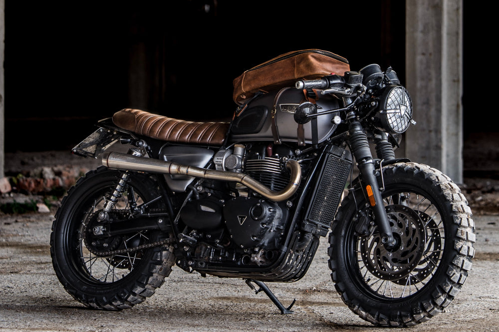 Triumph T120 - Full System – High Mount (Cone) – Hitchcox Motorcycles