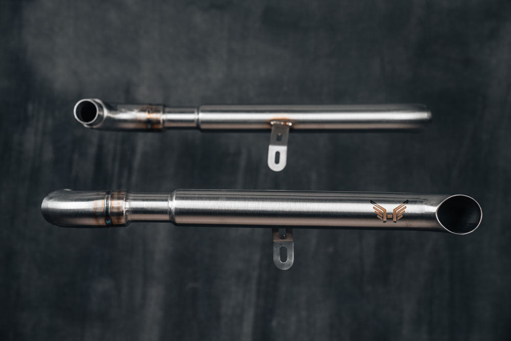 Triumph Speedmaster - Drag Pipes Long slip-ons – Hitchcox Motorcycles